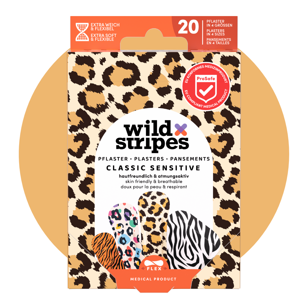 Wild Stripes – Medizinische, stylische Pflaster