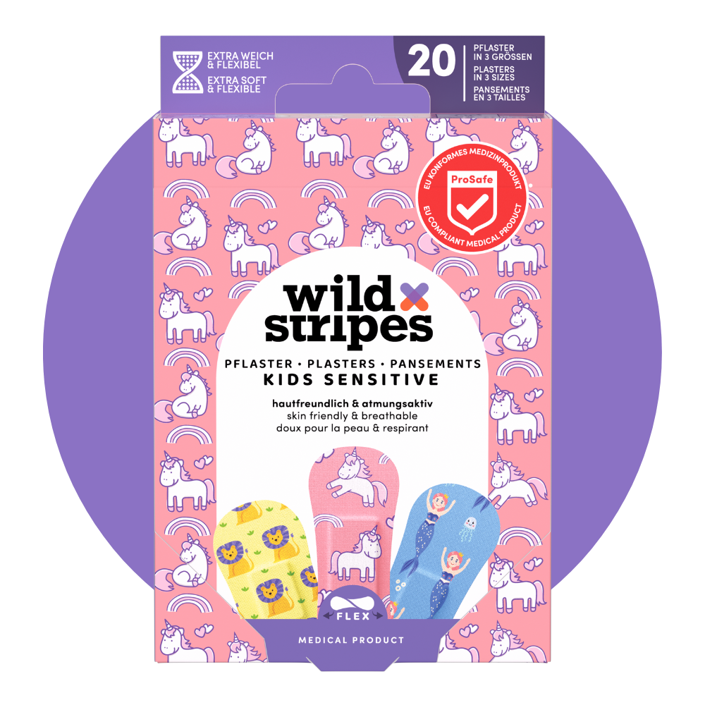 Wild Stripes – Medizinische, stylische Pflaster